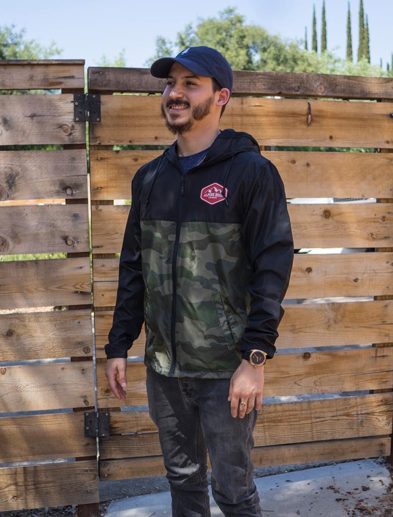 Camo Windbreaker – Alpine Beer Company